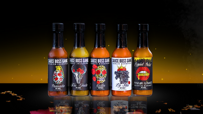 Sauce Boss Gang best sellers of hot sauce and seasoning!